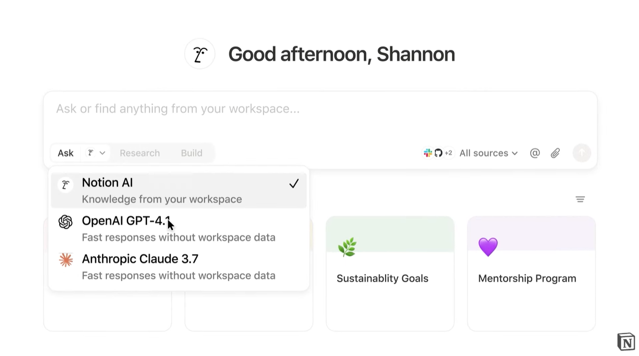 Notion推出AI for Work提供會議記錄、搜尋、模型工具 | iThome